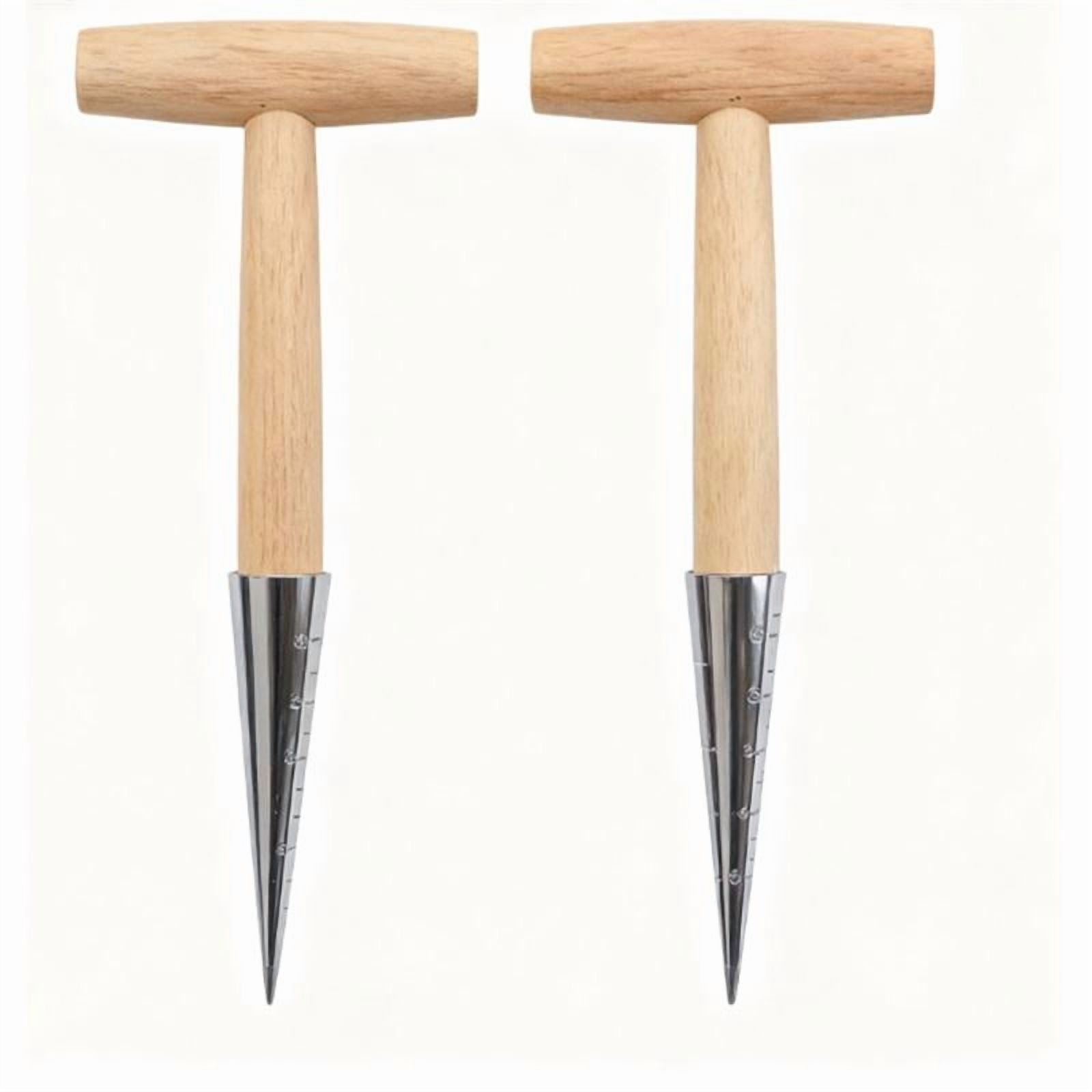 Garden Tool Hand Dibbler Seed Planter Tool Seed Dispenser Hole Digger ...