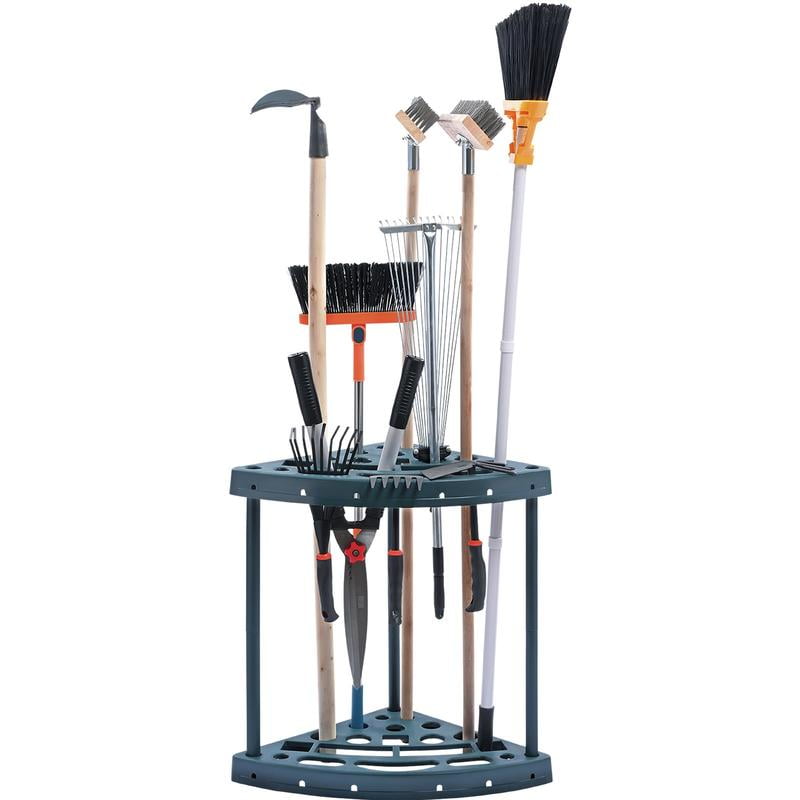 Garden Tool Organizer, 19 Slots, Yard Tool Tower Rack for Garage ...