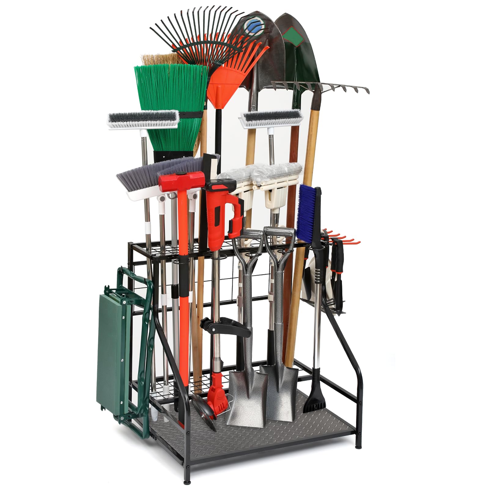 Garden Tool Organizer for Garage, Garden Tool Rack, Up to 58 Long ...