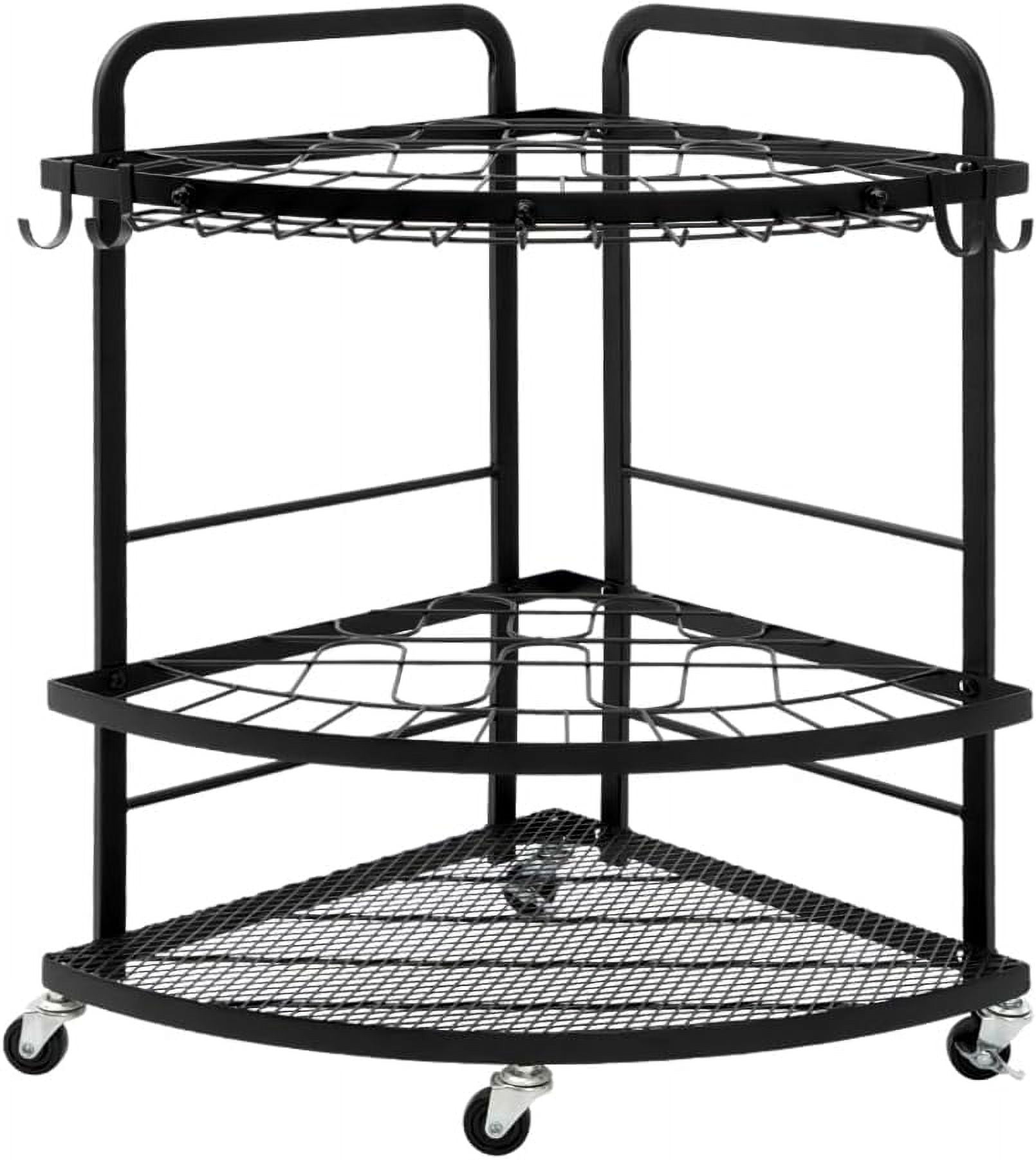 Garden Tool Organizer with Wheels, Rolling Heavy Duty Utility Storage ...