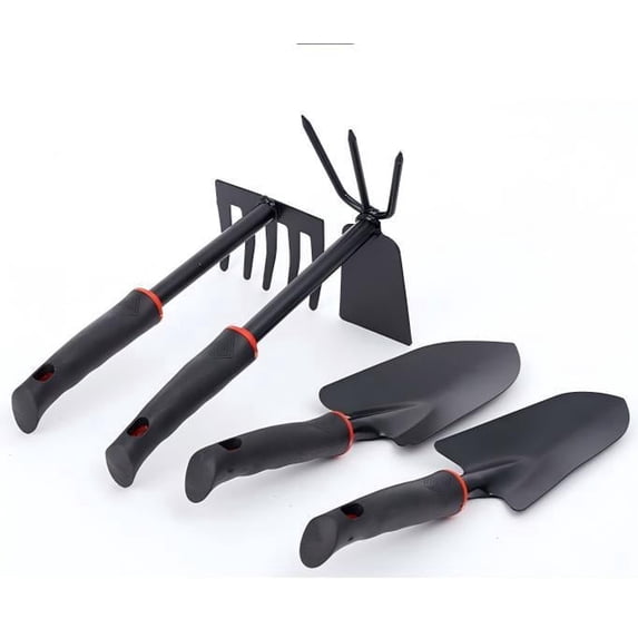 Garden Tool Set, 4 Pack Carbon Steel Garden Hand Tools, Including Hand ...