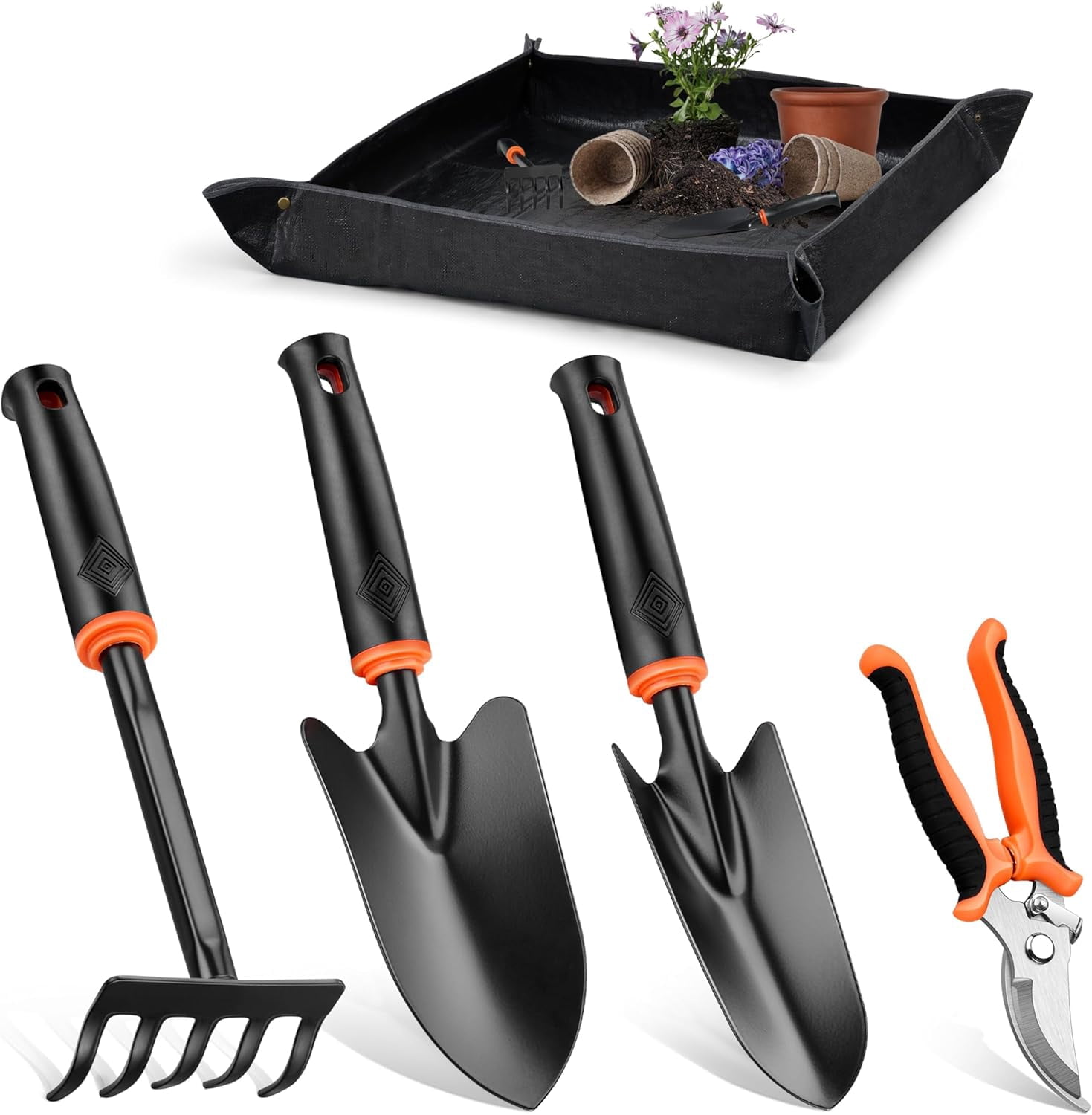 Garden Tool Set, 5 Pcs Gardening Tools for Women & Men, Gardening Hand ...