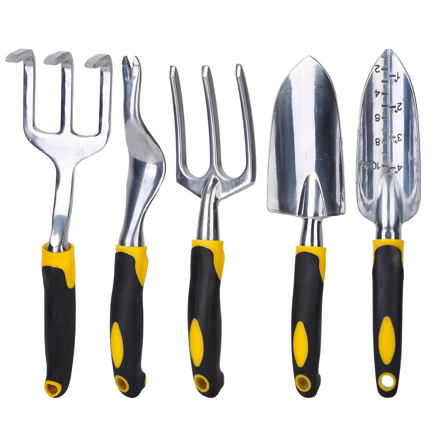 Garden Tool Set, 5 Piece Aluminum Alloy Hand Tool Outdoor Tool, Heavy ...