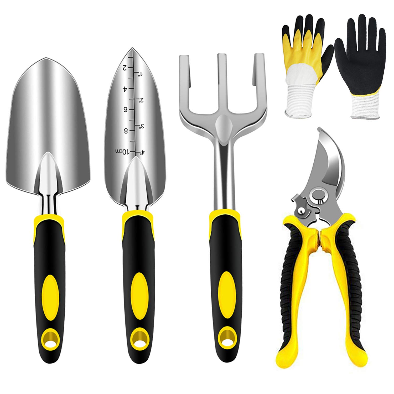 Pure Garden 7 Piece Indoor Garden Tool Set - Walmart.com