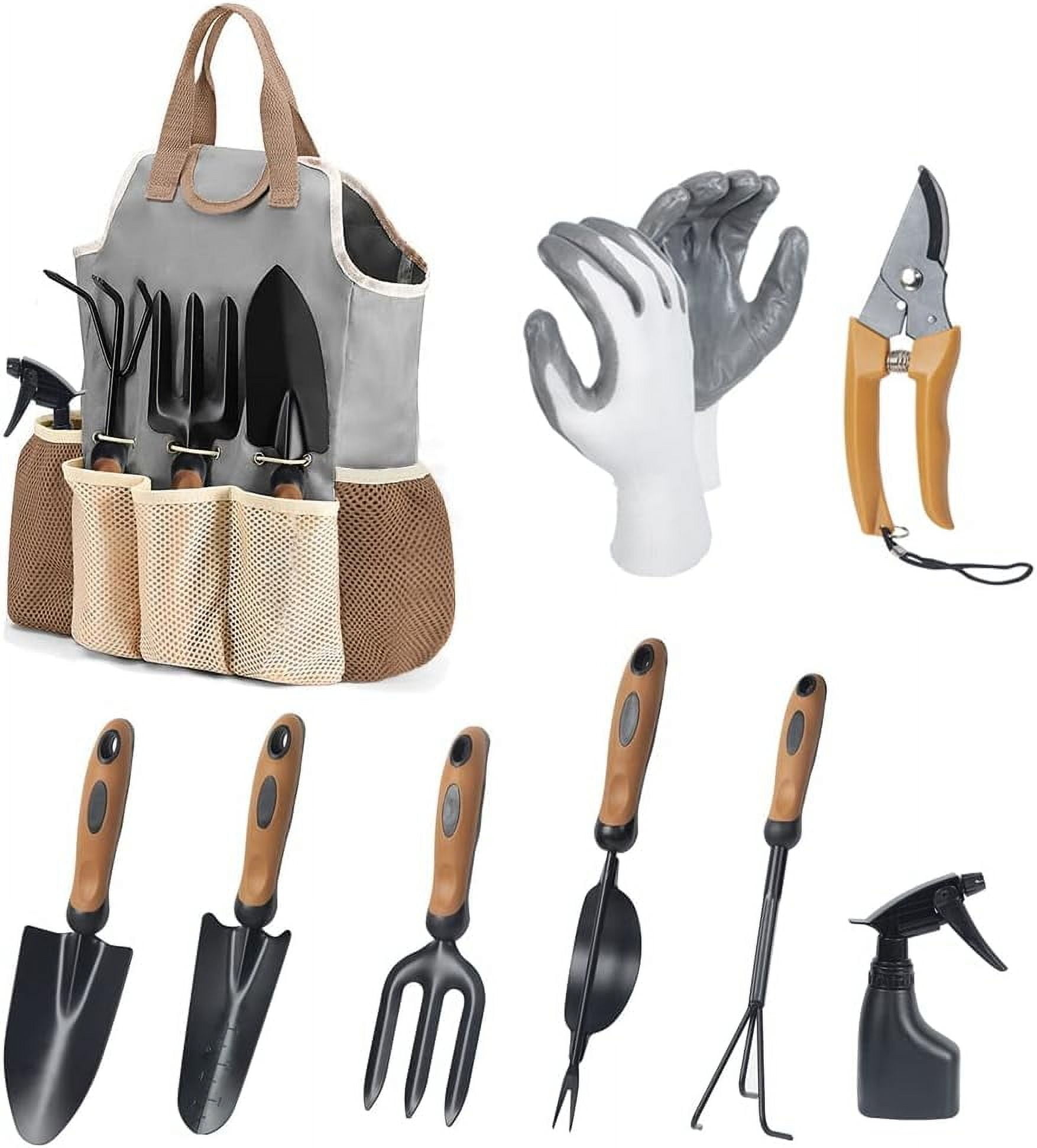 Gardening Bag With Tools For Women Premium 12-Piece Garden Tool Set ...