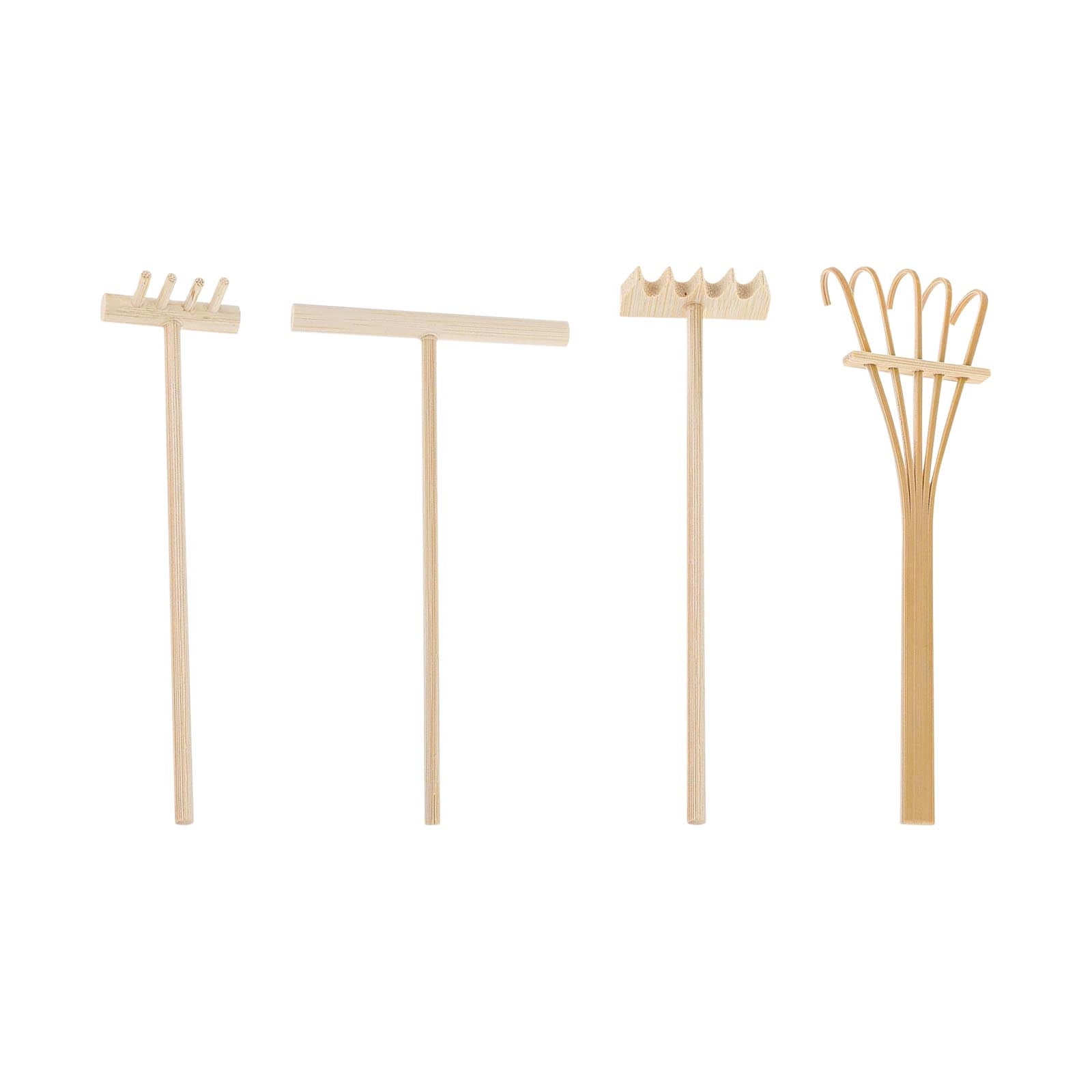 Garden Tool Sets 4-Piece Set of Mini Garden Sand Rake Tools - Walmart.com