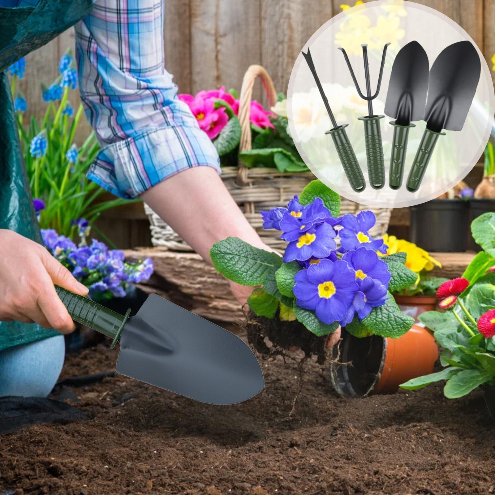 Garden Tools -4Pcs Indoor Plant Tools Set Indoor Gardening Tools Small ...