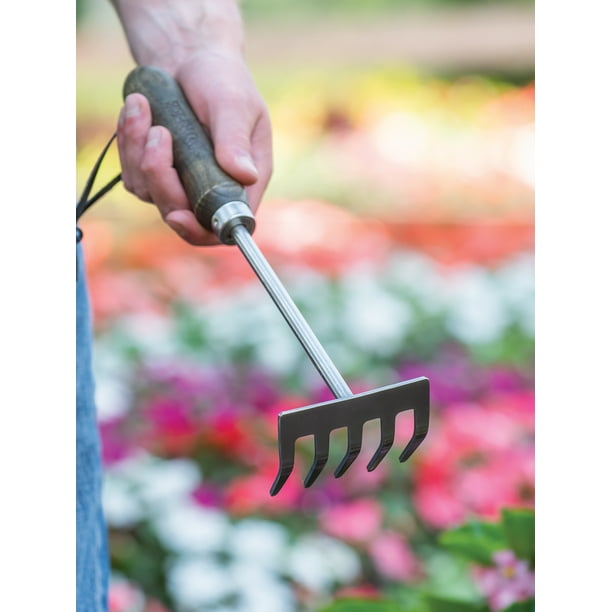 Garden Tools - Burpee Stainless Steel 5 Tine Rake - Walmart Business ...