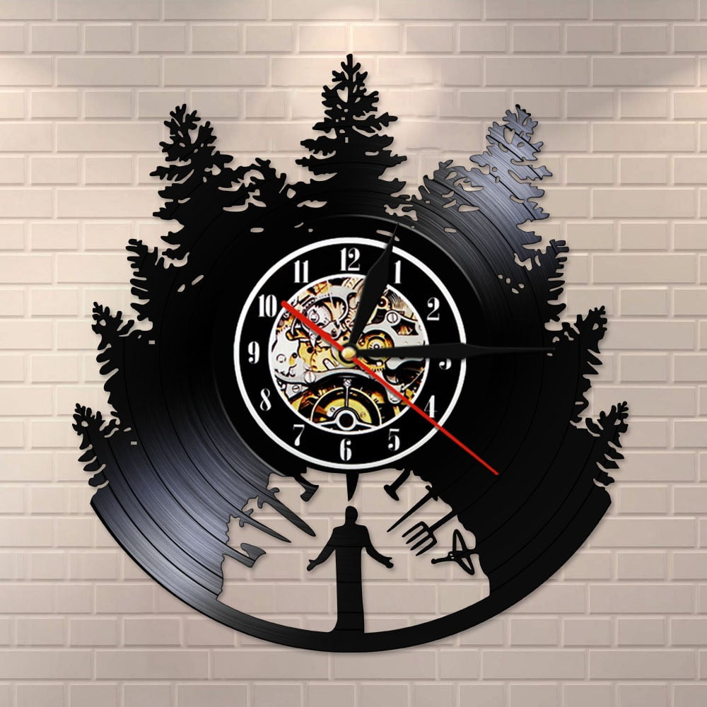 Garden Tools Farmhouse Style Vintage Vinyl Record Wall Clock Gardening ...