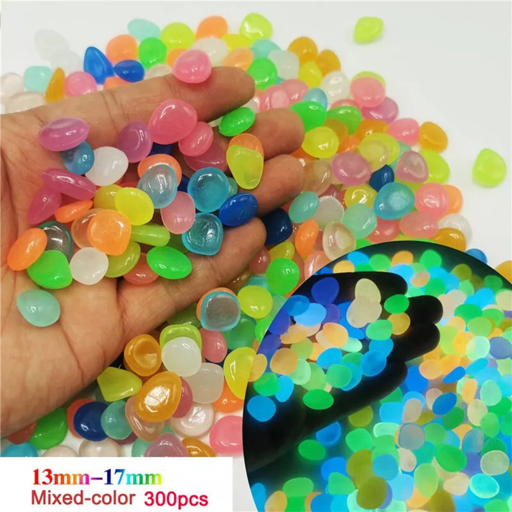 Garden Tools Gardening Tools 300Pcs Glow In The Dark Pebbles Garden ...