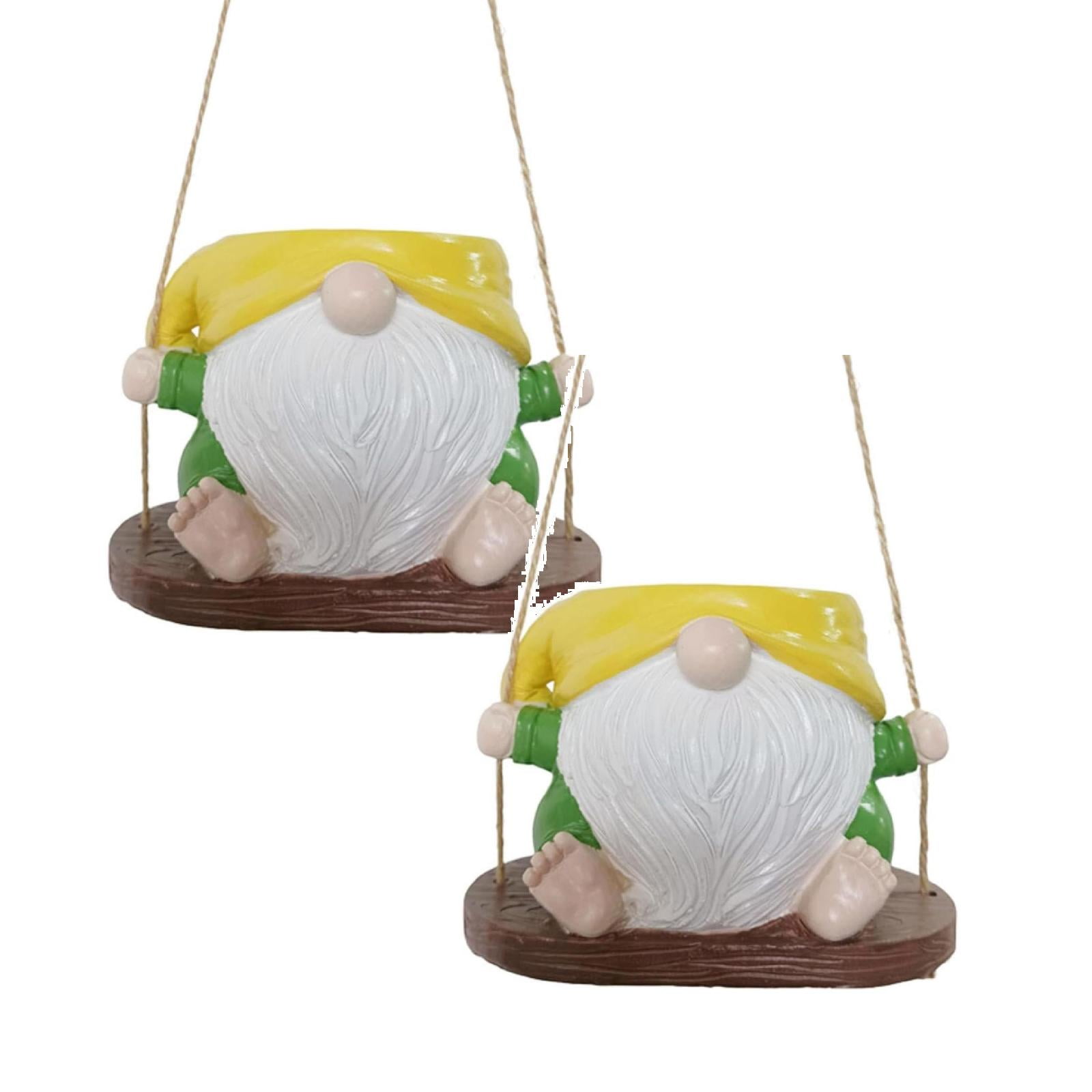 Garden Tools, Indoor Outdoor Flower Pot Modern Swing Faceless Gnome ...