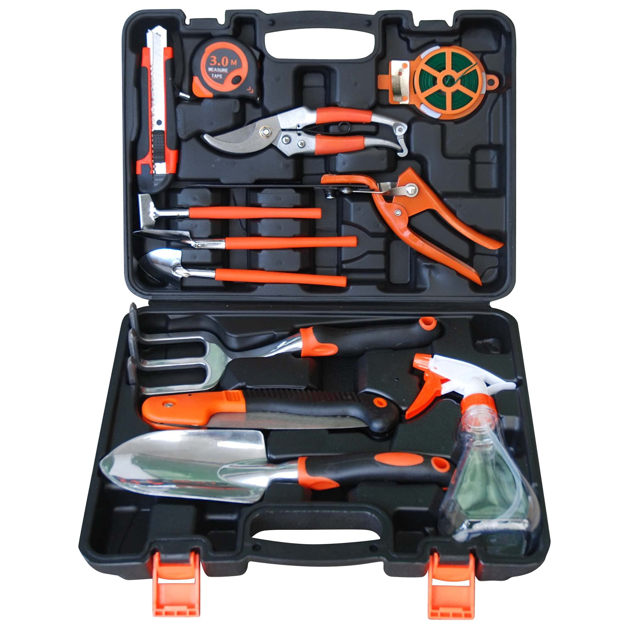 Garden Tools Set - 13 Pieces Heavy Duty Ergonomic Handle Gardening ...