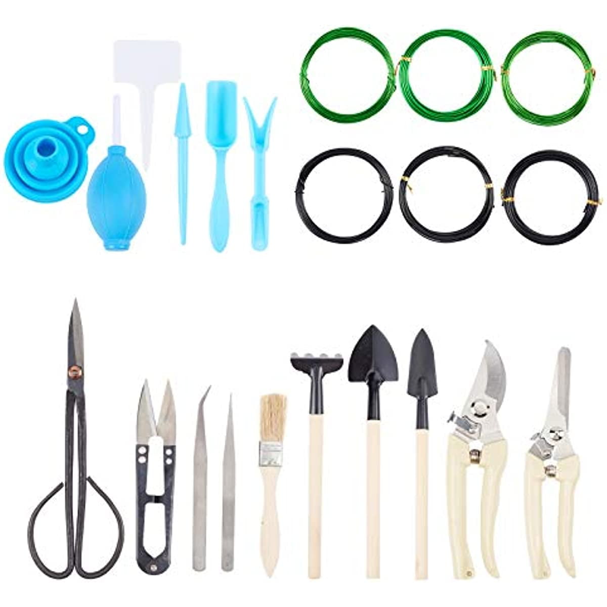 Garden Tools Set 22 Pcs Mini Garden Hand Tool Transplanting Planter Set ...