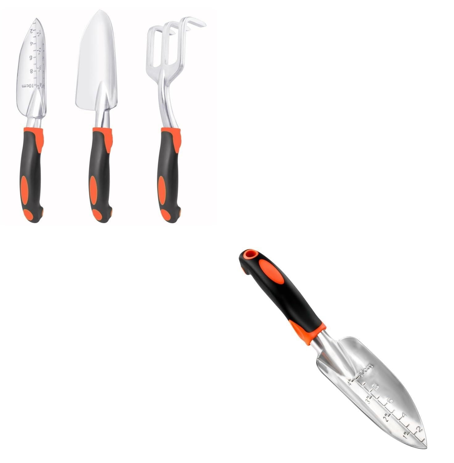 Garden Tools Set, 3 Pack Heavy Duty Gardening Tools Set Include Garden ...