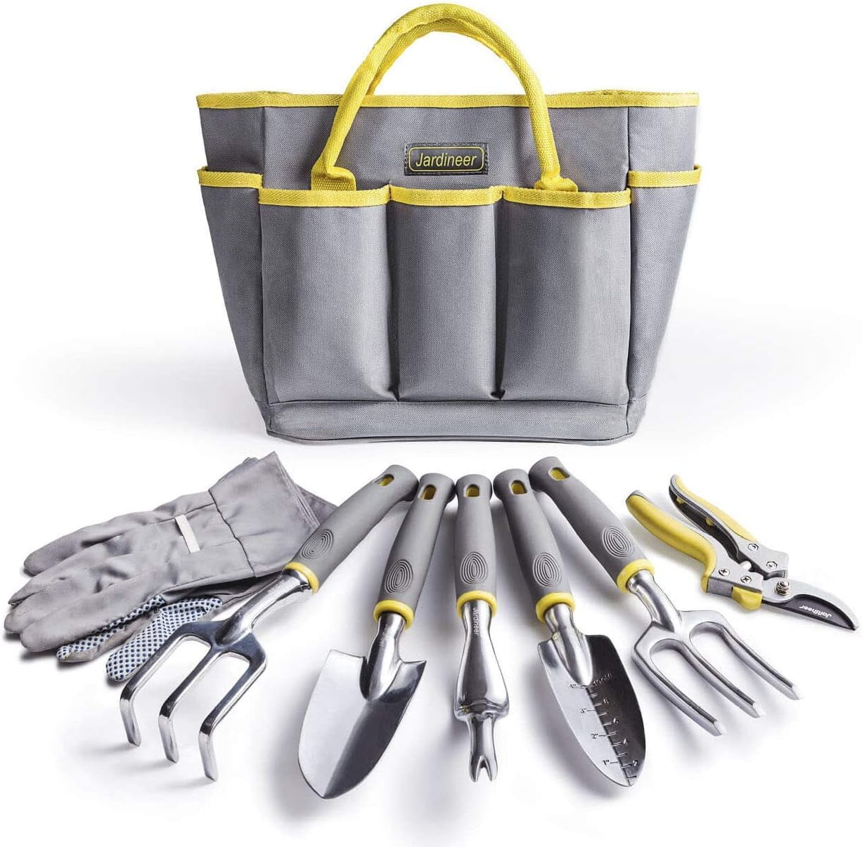 Garden Tools Set, 8PCS Heavy Duty Garden Tool Kit with Outdoor Hand ...