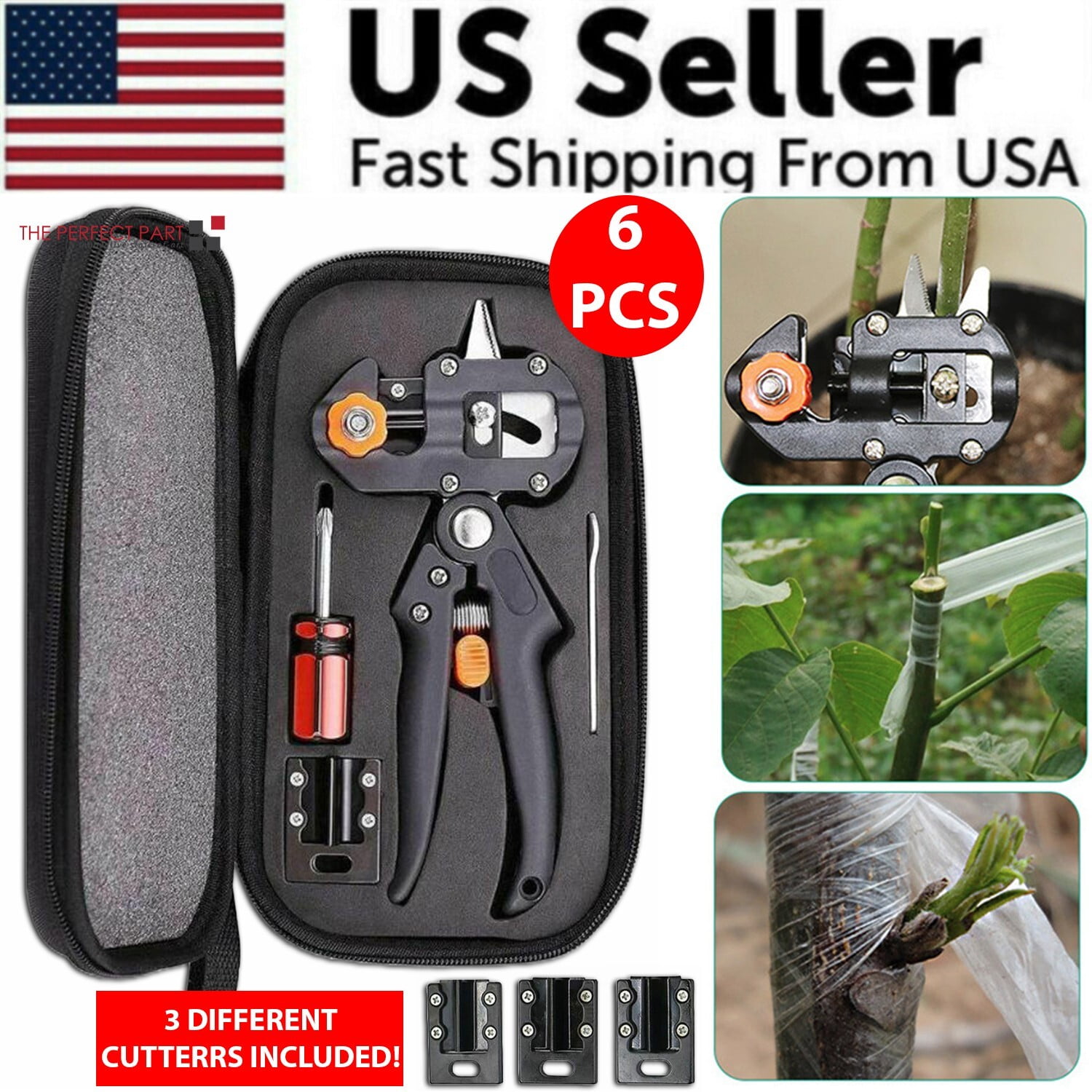 Garden Tree Grafting Knife Pruning Pruner Shears Snip Scissors Cutting ...