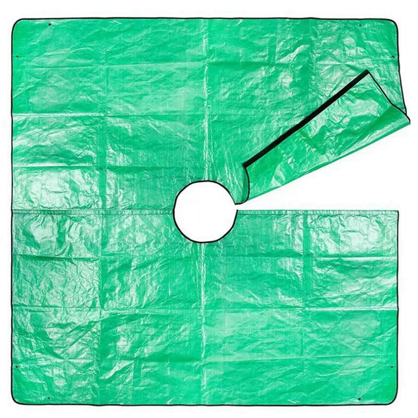 Garden Tree Pruning Waterproof Tarp with 12 Inch Hole for Tree and ...