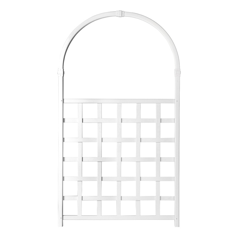 Garden Trellis 42"W x 75"H for Climbing Plants, Vinyl Trellis Indoor ...