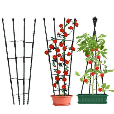 Mr. Garden 7-Feet Trellis with Adjustable Arms for Climbing Plants ...