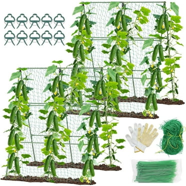 Mr. Garden 7-Feet Trellis with Adjustable Arms for Climbing Plants ...