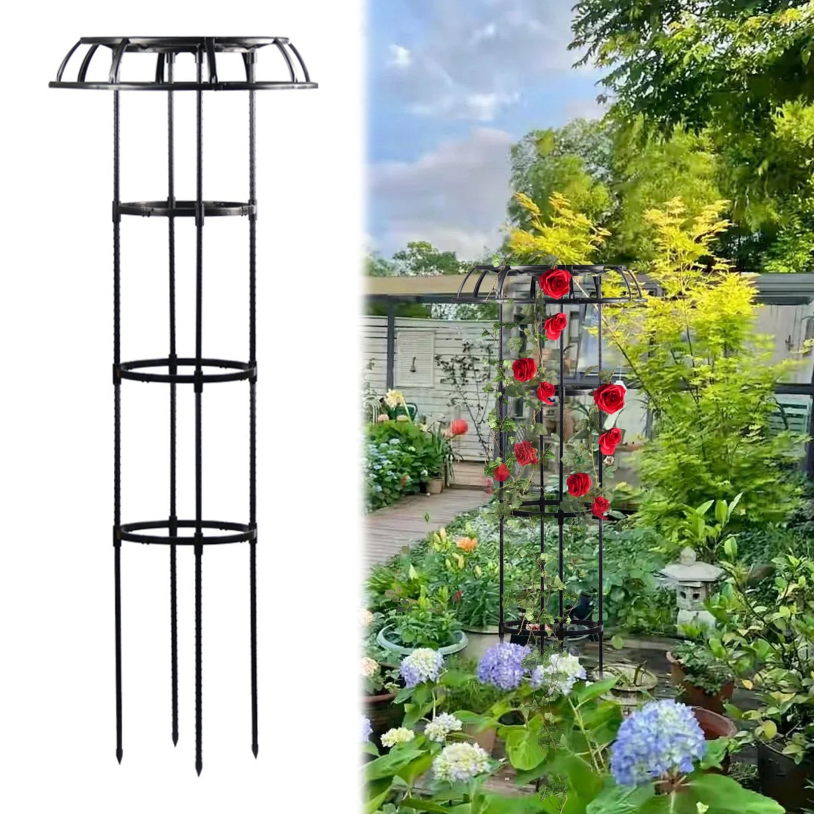 Garden Trellis,Trellis For Climbing Plants,Plant Supports Cage for ...