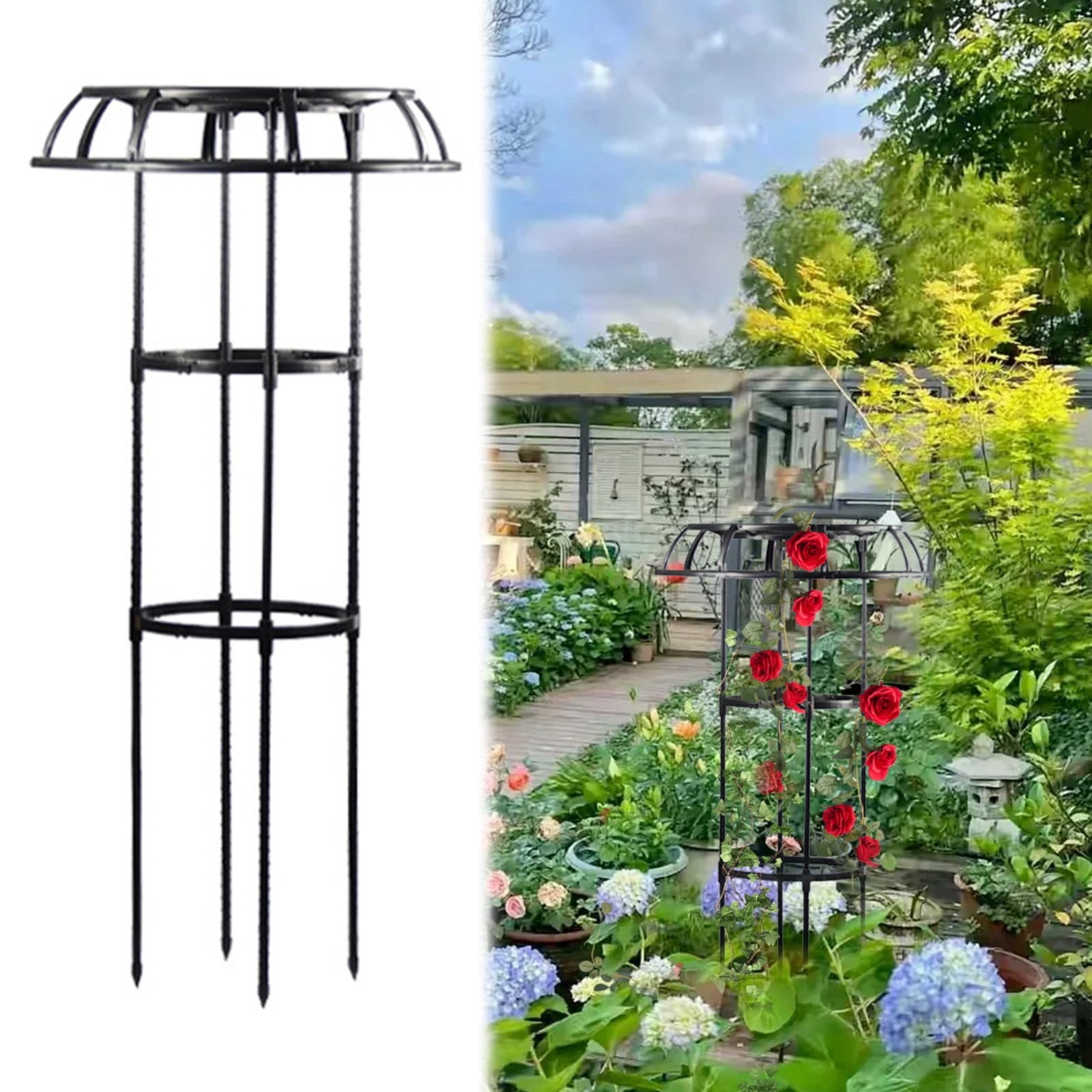 Garden Trellis,Trellis For Climbing Plants,Plant Supports Cage for ...