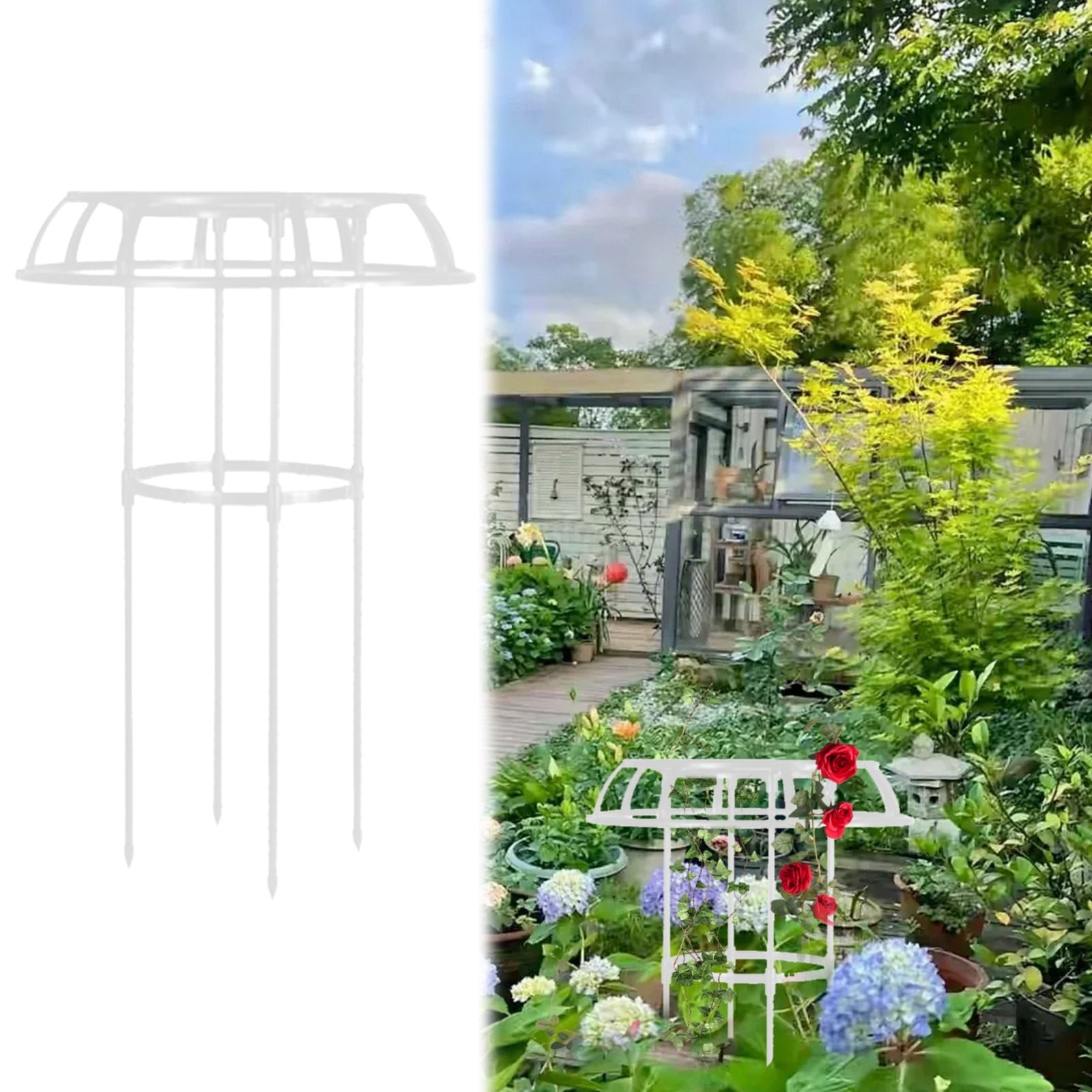 Garden Trellis,Trellis For Climbing Plants,Plant Supports Cage for ...