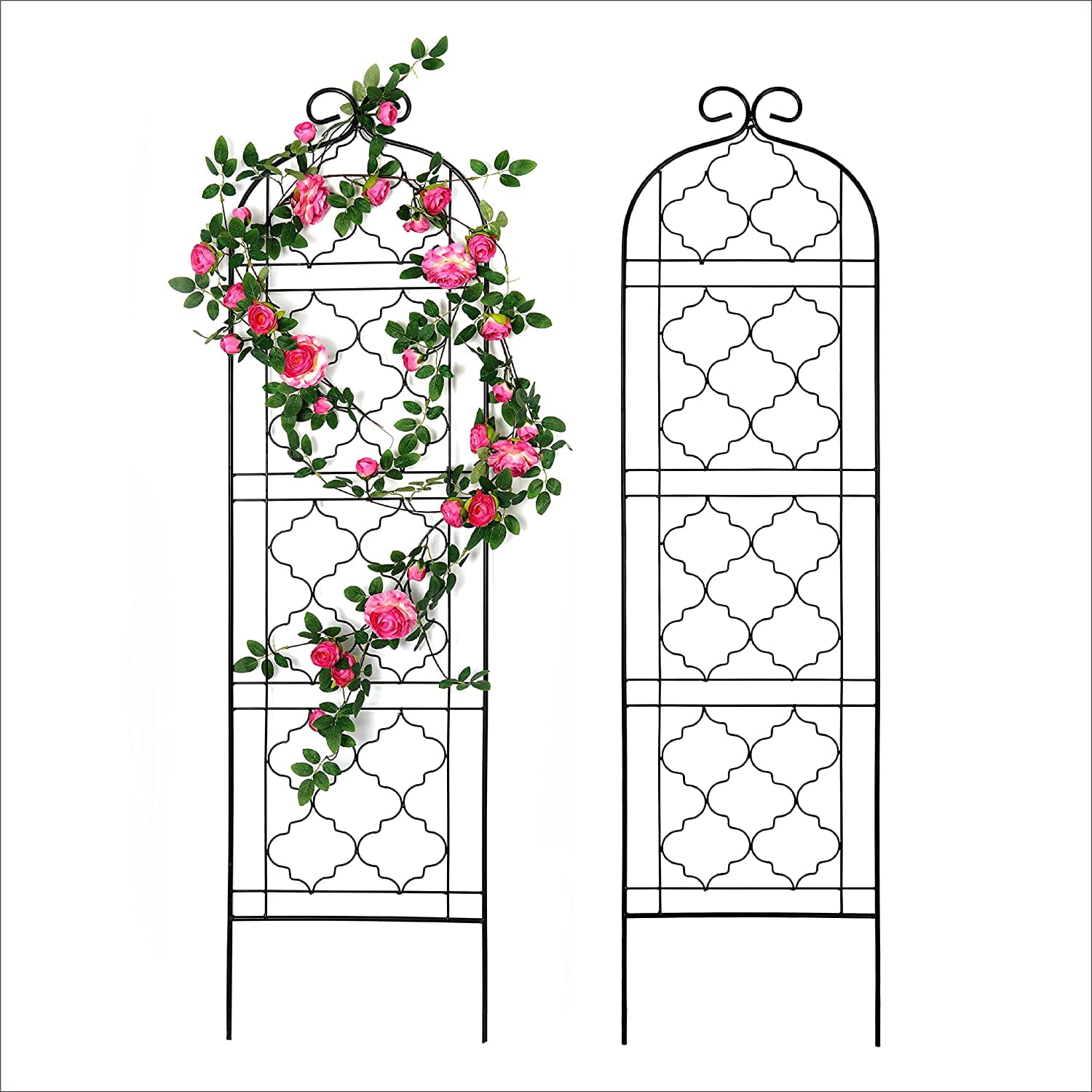 Garden Trellis for Vines and Climbing Plants Outdoor, Iron Wire ...