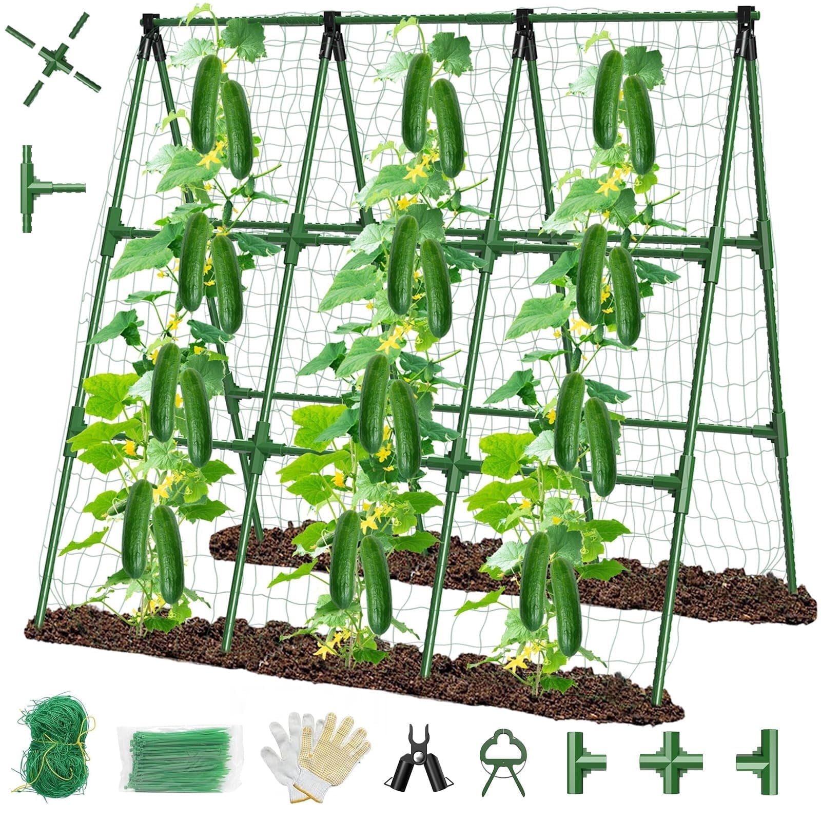 Garden Trellis for Climbing Plants Outdoor,51 x 53 Inch A-Frame ...