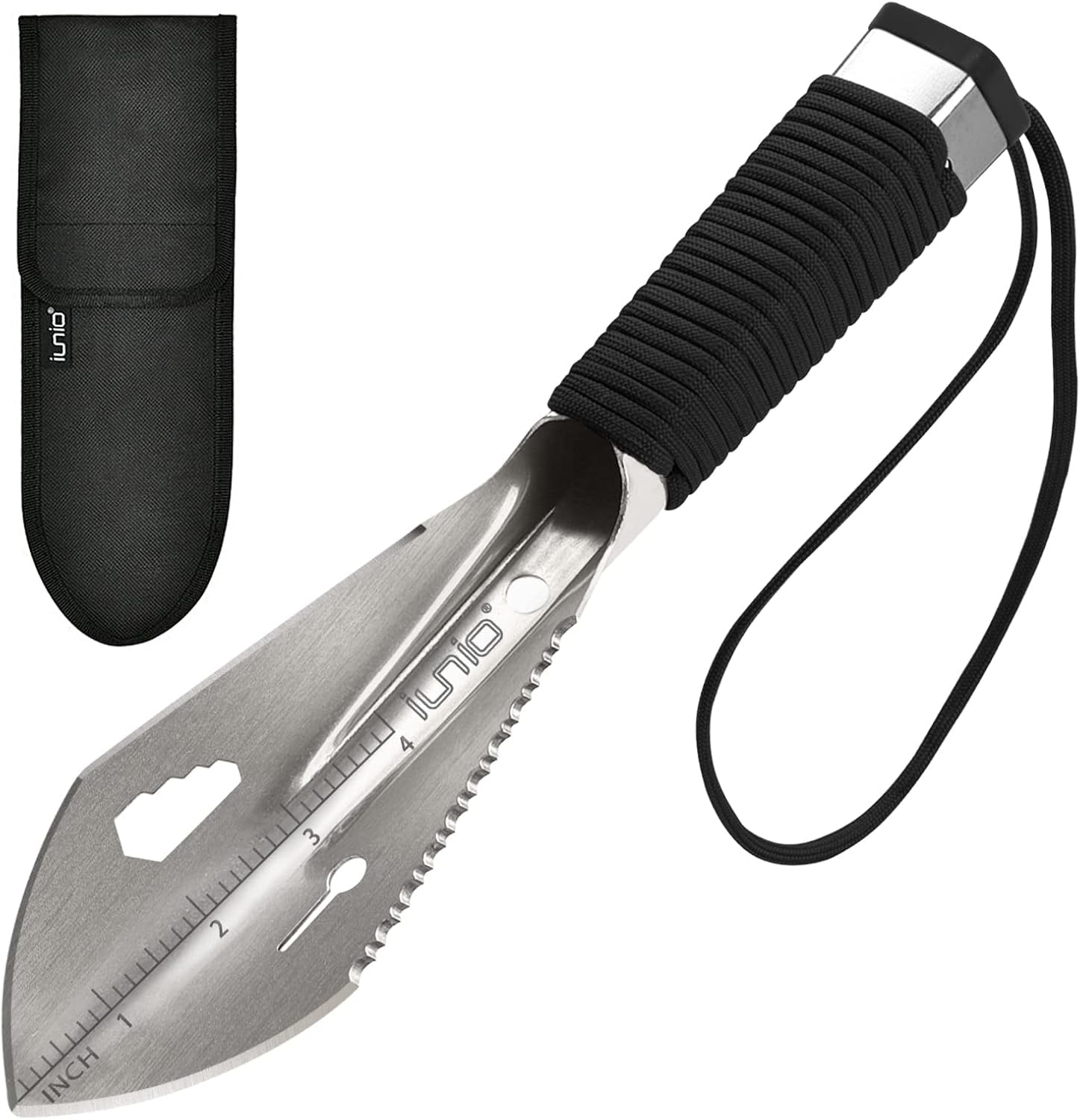 Garden Trowel, Multi Tool Camping Trowel Hand Shovel with Paracord ...