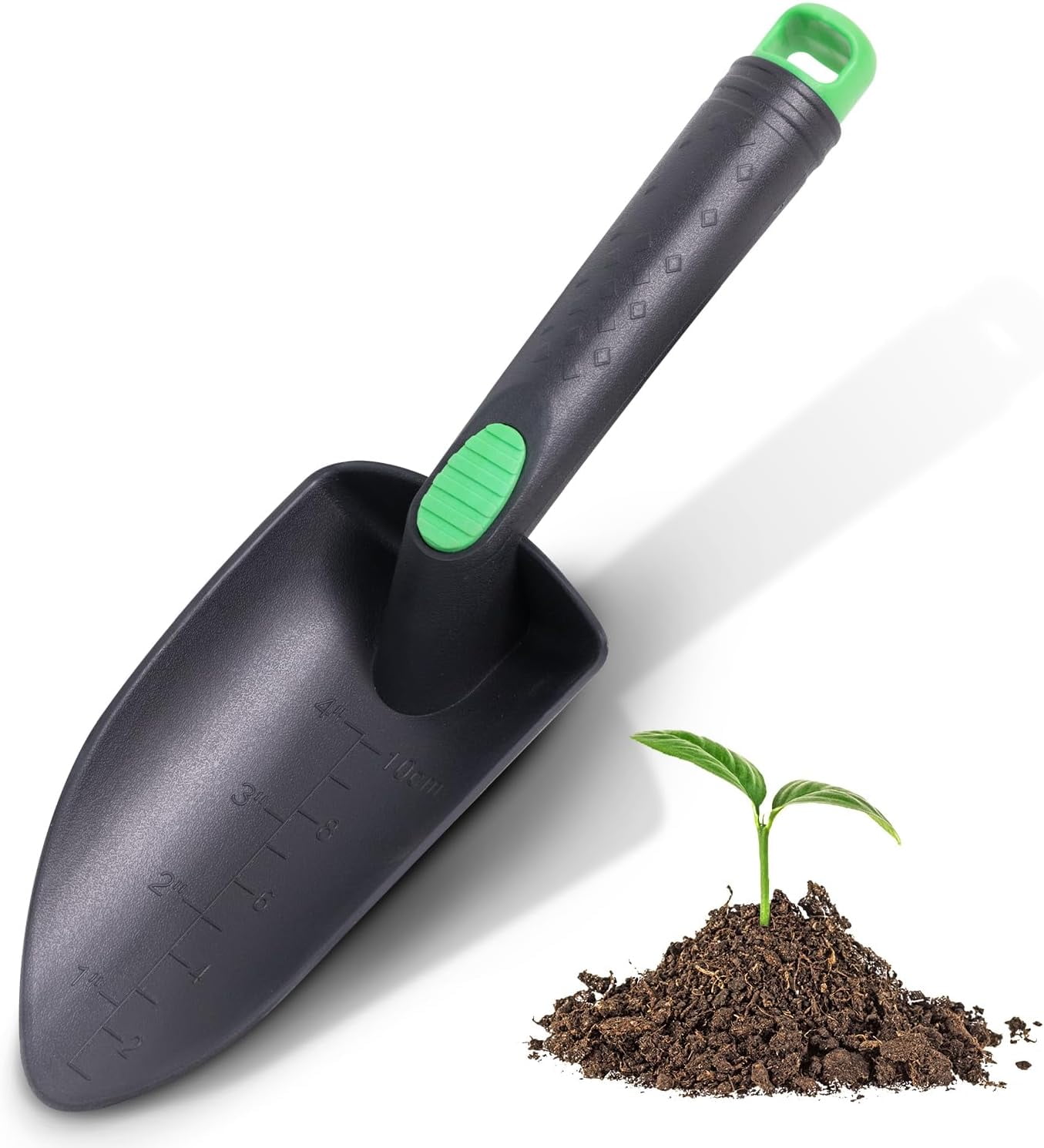 Garden Trowel, with Ergonomic Grip, Depth Marker Measurements for More ...