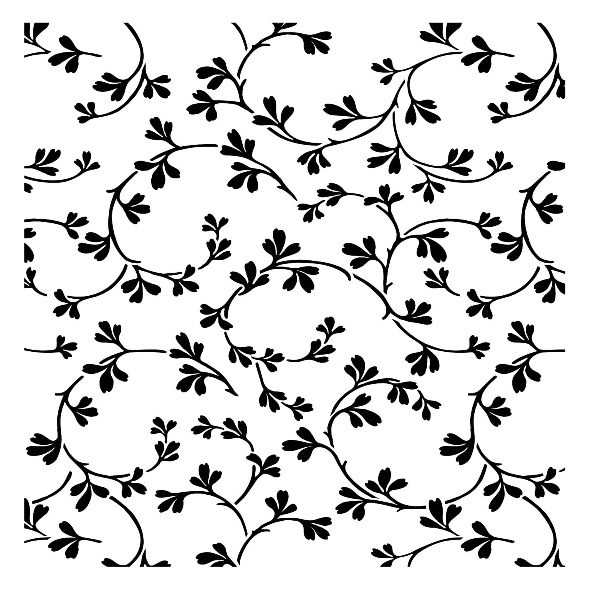 Garden Vine All Over Embossing 12 x 12 Stencil | FS127 by Designer ...