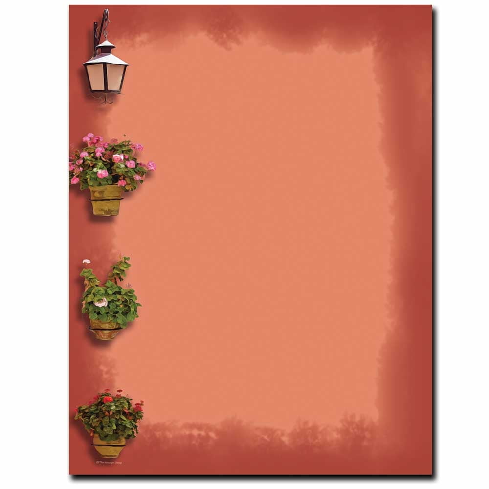Garden Wall Letterhead Printer Paper, 80 Sheet Pack - Walmart.com