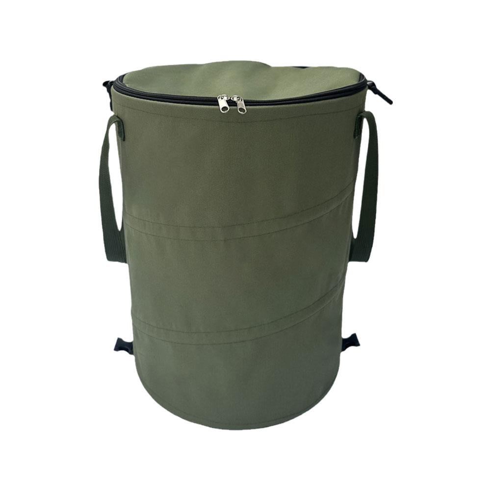 Folding Garden Waste Bags Lawn Garden Leaf Grass Reusable Grass Bin ...