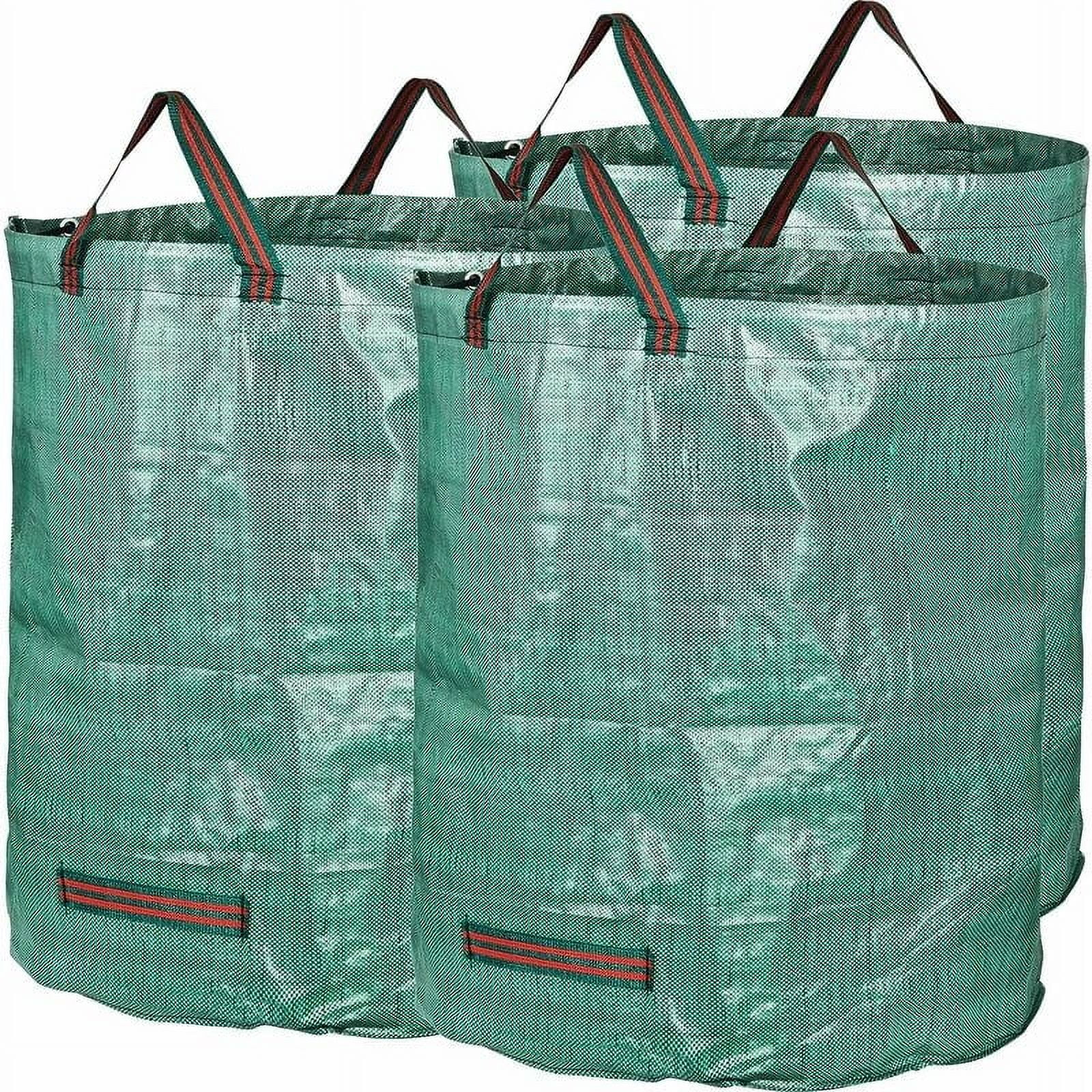 Garden Waste Bags, Set Of 3 Reusable, Heavy Duty Pp Woven Fabric, Uv ...