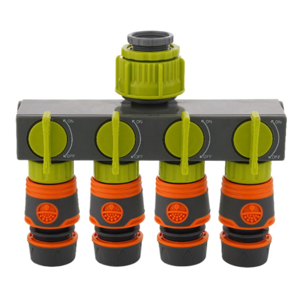 Garden Water Diverter Hose Splitters Garden Tap Water Splitter 4-Way ...