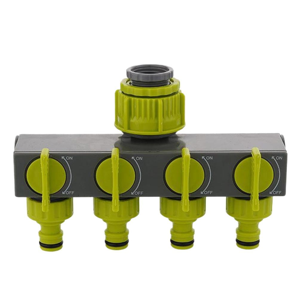Garden Water Diverter Hose Splitters Garden Tap Water Splitter 4-Way ...