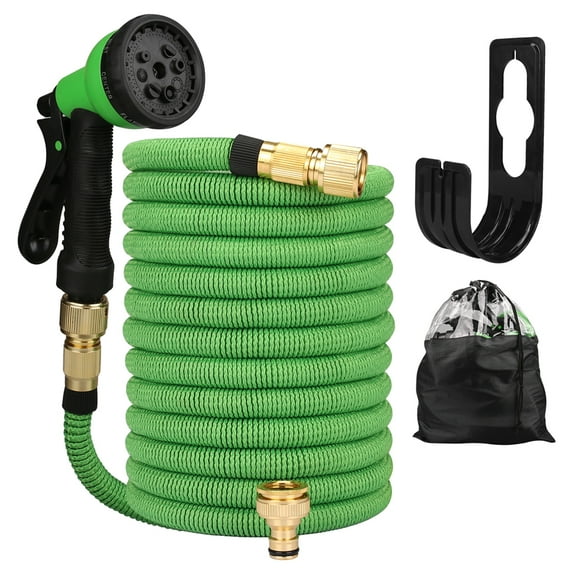 Garden Water Hose Expandable Double Metal Connector High Pressure Pvc ...
