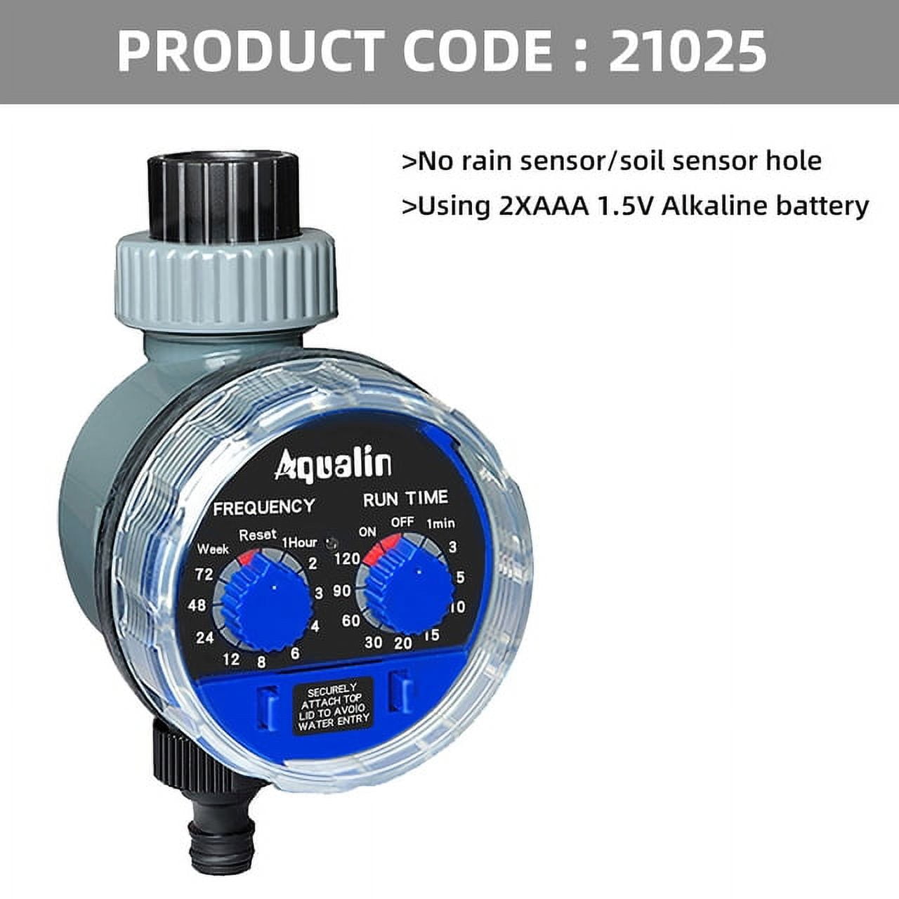 Garden Water Timer Ball Valve Automatic Electronic Watering Timer ...