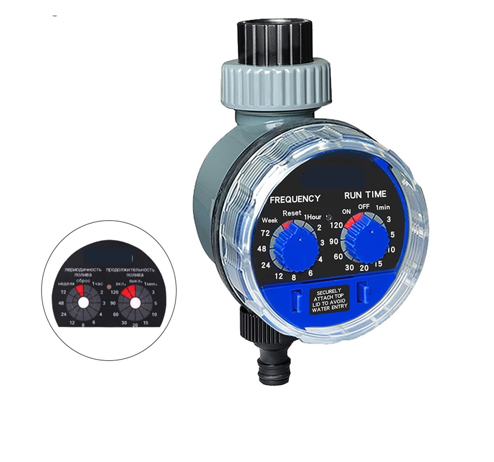 Garden Water Timer Ball Valve Automatic Electronic Watering Timer Home ...