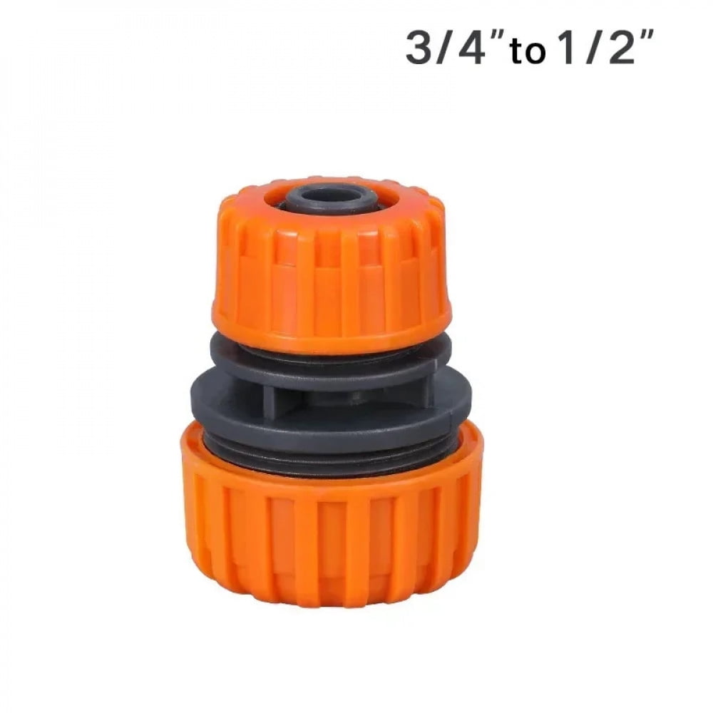 Garden Watering Hose Plastic Quick Connector 1/2" 3/4'' 1 Double Male ...