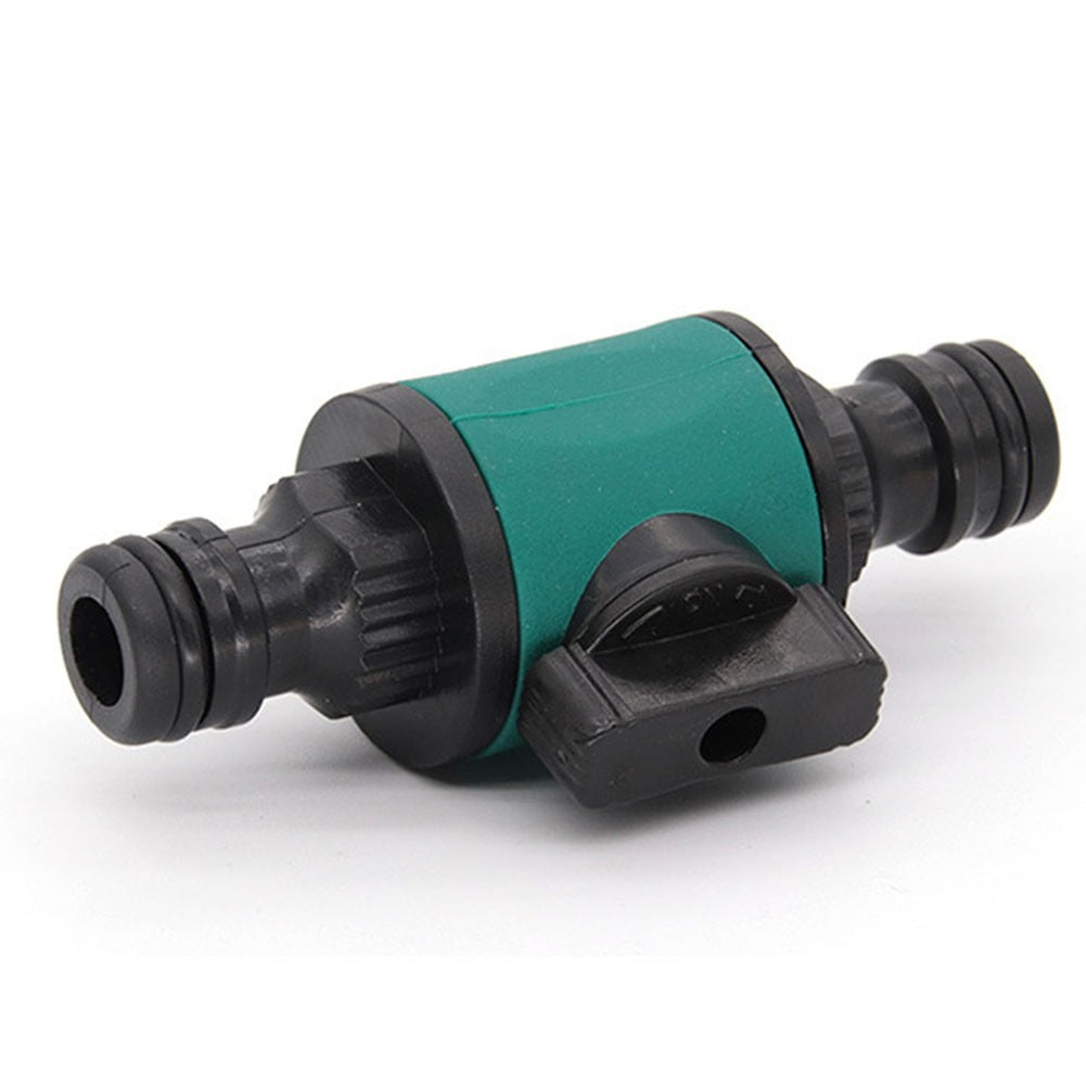 Garden Watering Hose Two-Way Nipple Connector with Switch Quick ...