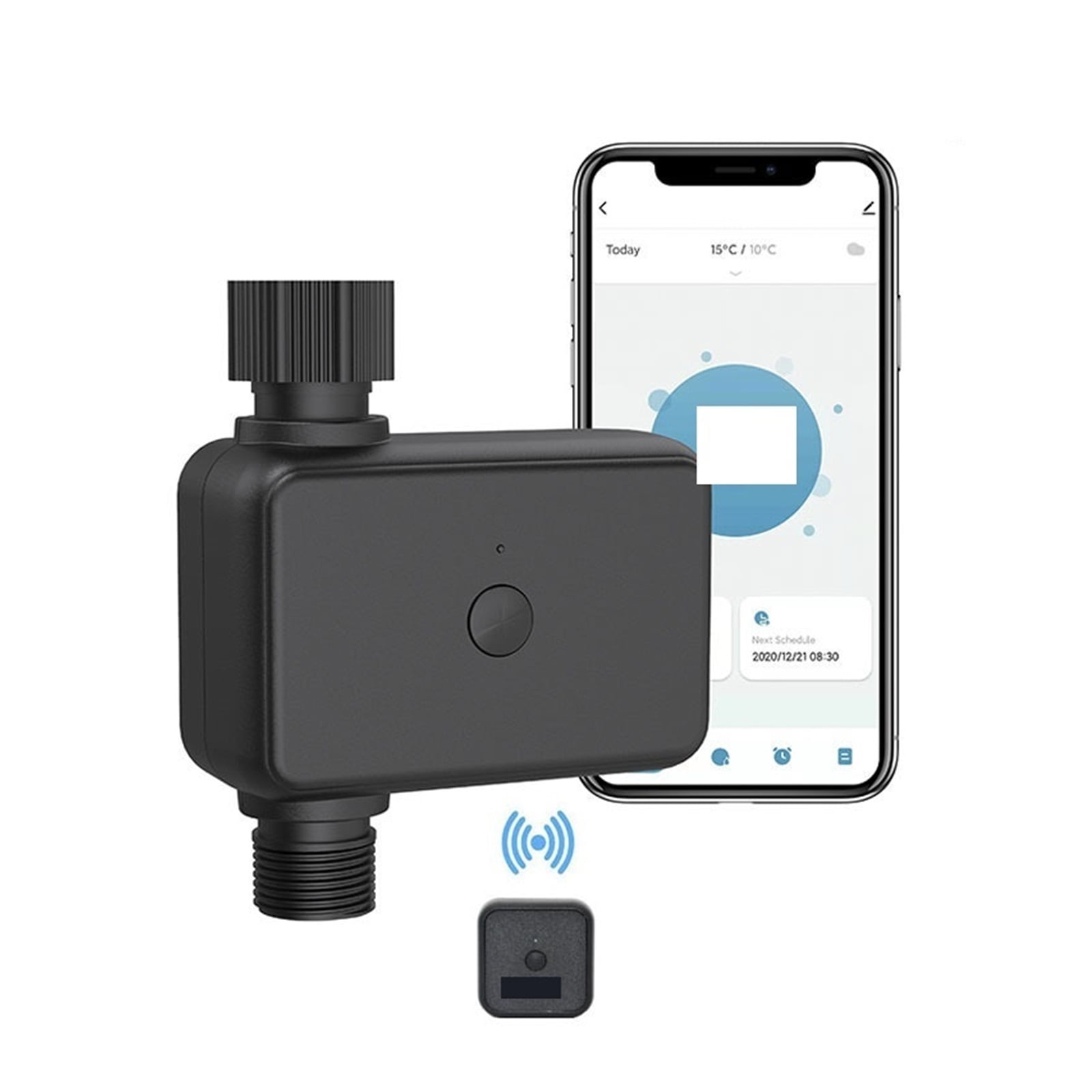 Garden Watering Timer Smart Automatic Irrigation Controller Water Valve ...