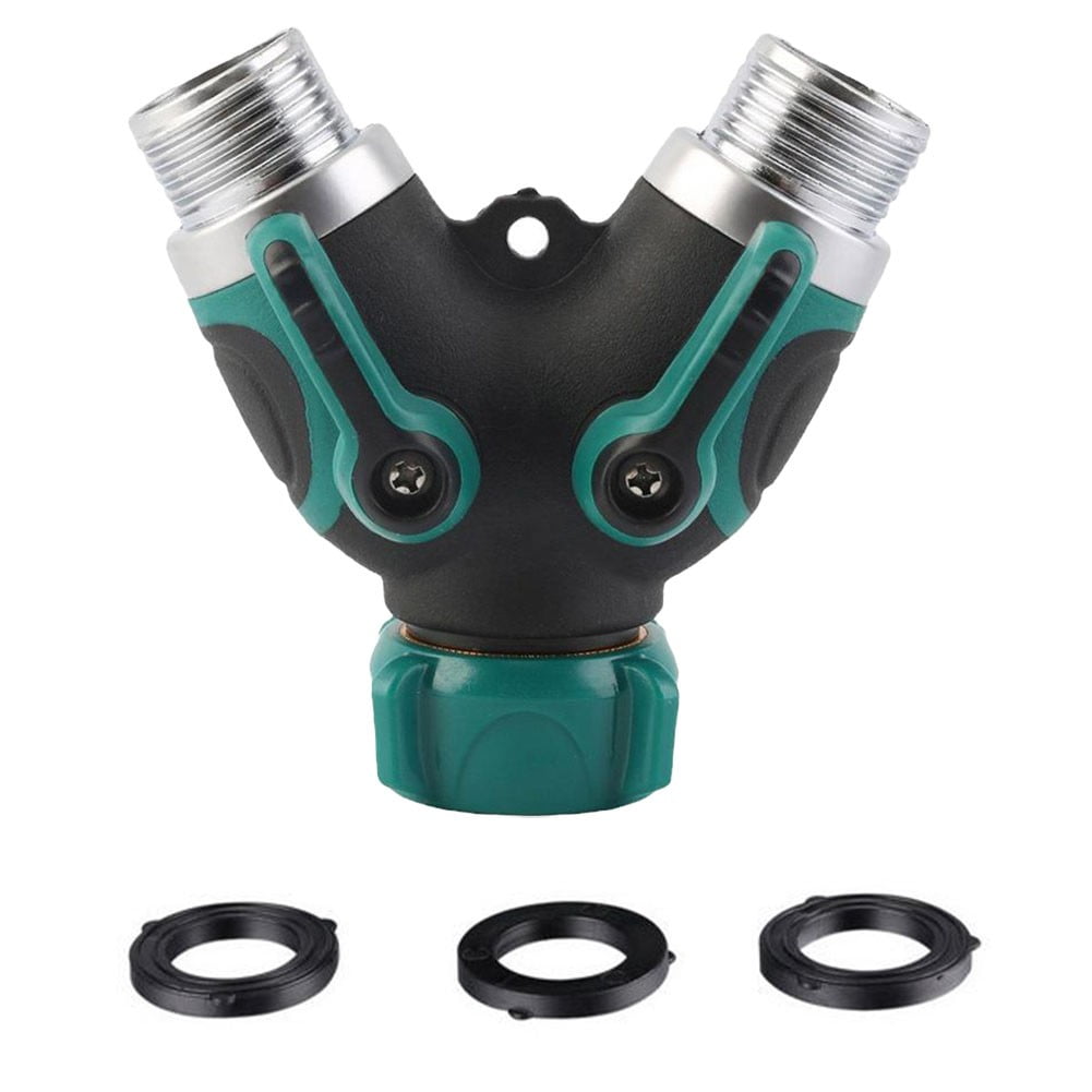 Garden Watering Two Way Splitters 3/4 Inch Tap Water Splitter Y ...