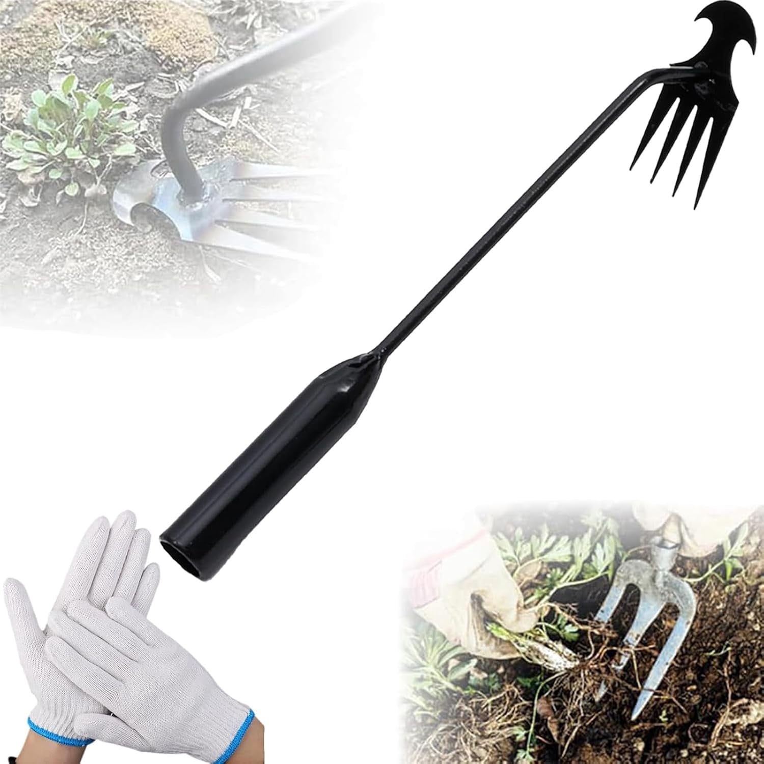 Garden Weed Pulling Tool, Portable Garden Weed Pulling Tool Uprooting ...