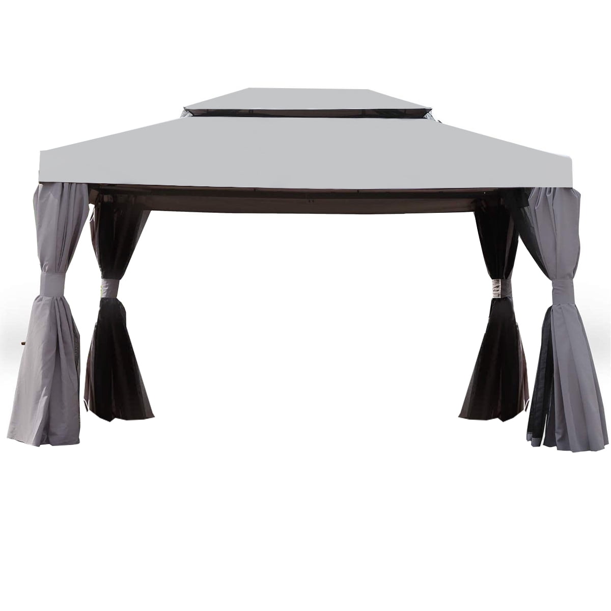 Garden Winds Slate Gray Replacement Canopy Top Cover for Grand Patio ...