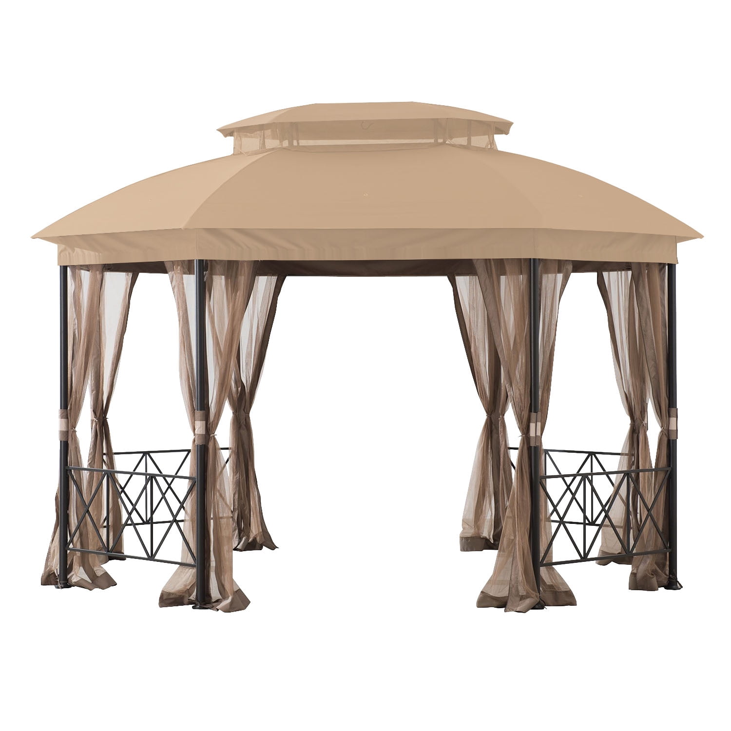 Garden Winds RipLock 350 Replacement Canopy for Living Accents Octagon ...