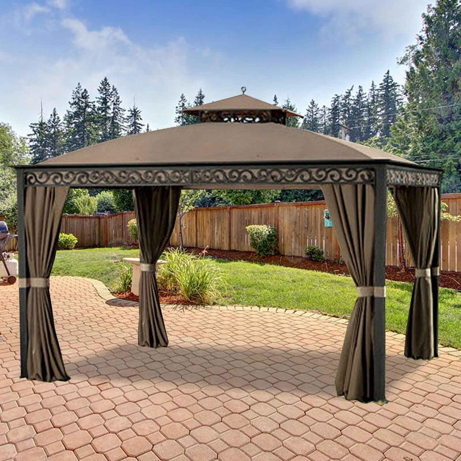 Garden Winds Replacement Canopy Top Cover for Southport Gazebo - Model ...