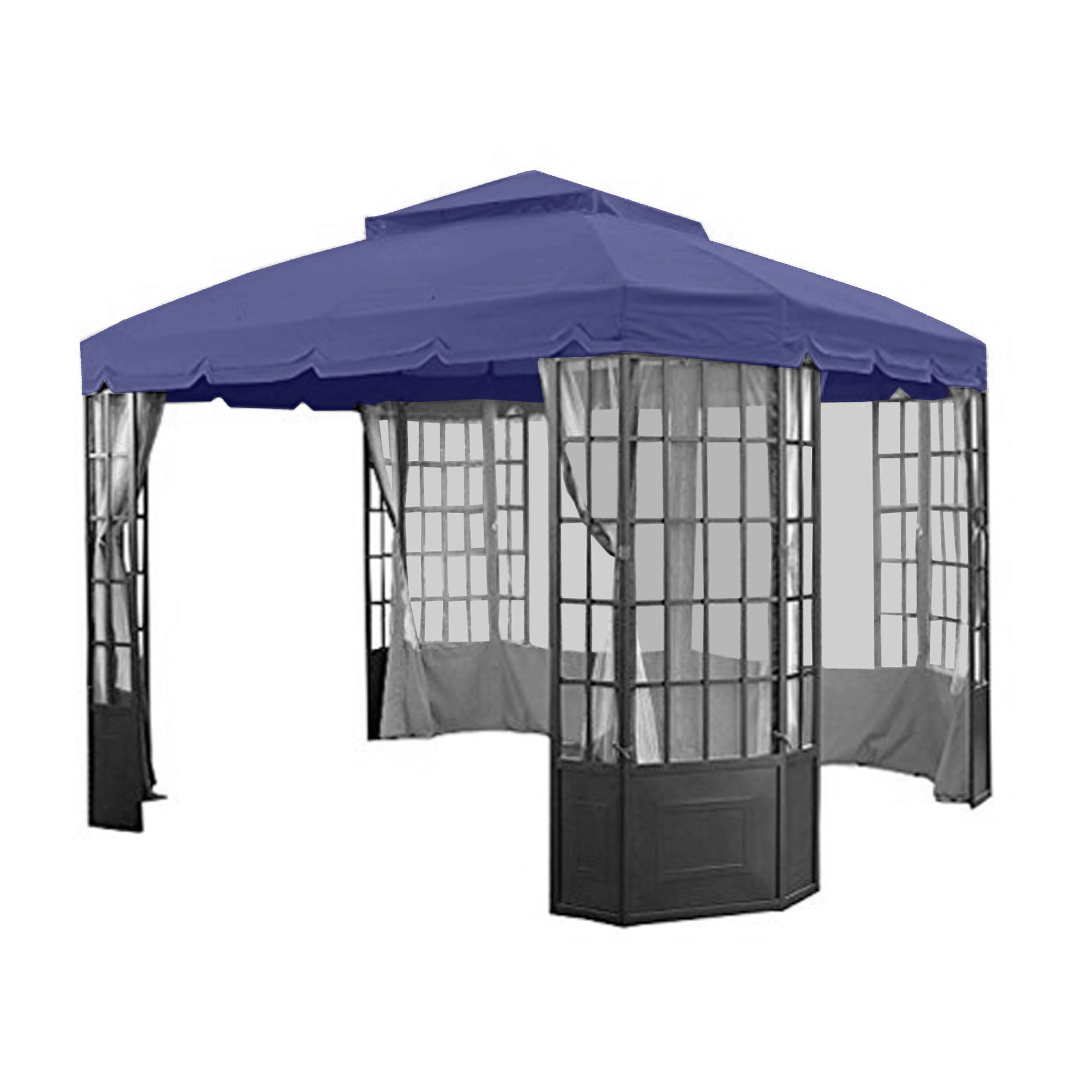 Garden Winds Replacement Canopy Top Cover for the Bay Window Gazebo ...