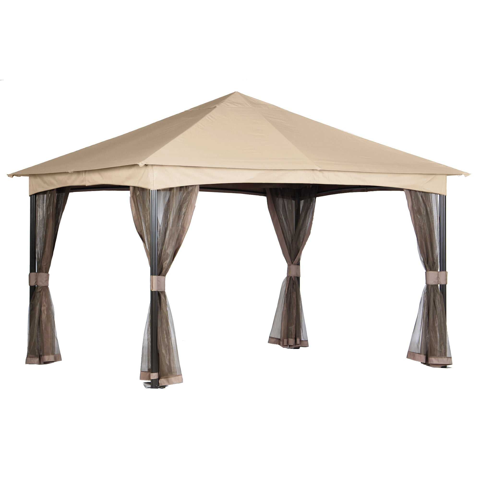 Garden Winds Colfax Gazebo Replacement Canopy Top Cover, RipLock 350 ...